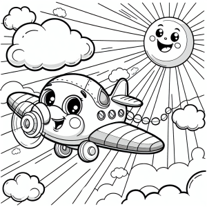 Free airplane Color Book - 14 Coloring Pages - Exciting Airplane ...