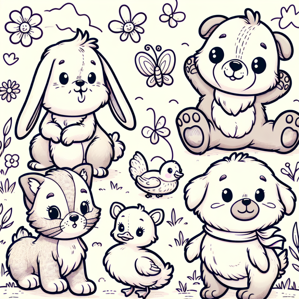 Free baby_animal Color Book - 15 Coloring Pages - Delightful Baby ...