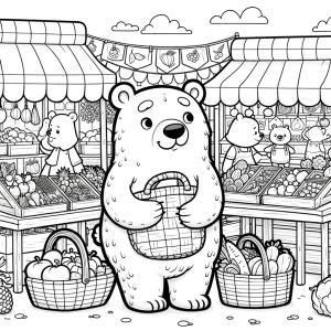 Free Bear Color Book - 80 Coloring Pages - Adorable Bear Coloring Pages ...