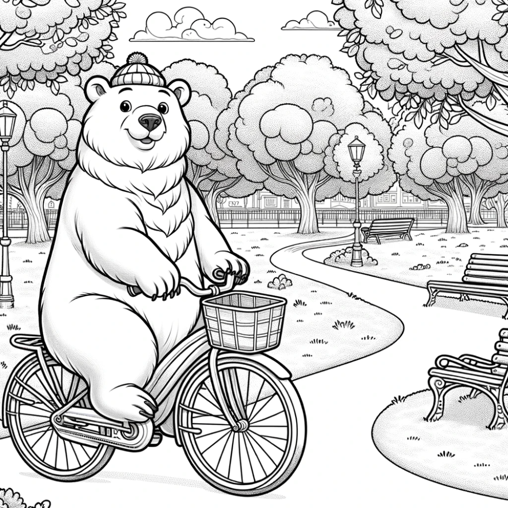 Free Bear Color Book - 80 Coloring Pages - Adorable Bear Coloring Pages ...