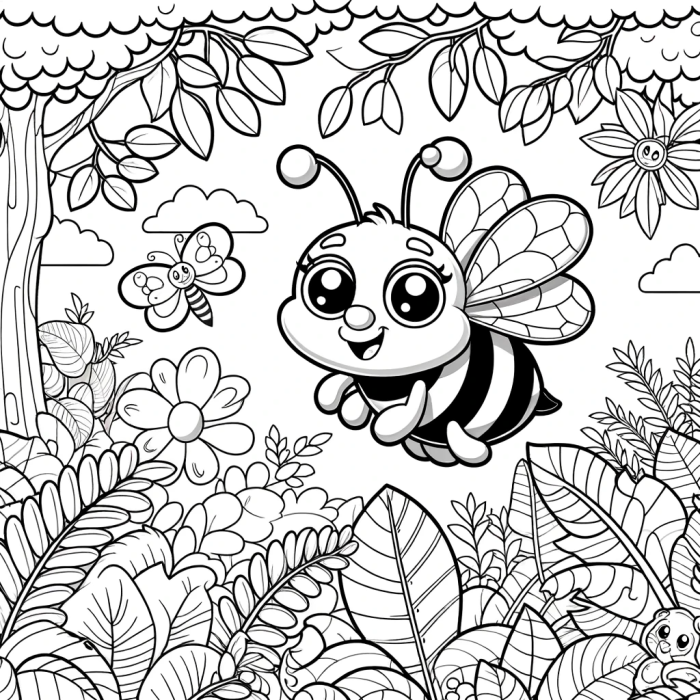 Free bee Color Book - 17 Coloring Pages - Buzz into Creativity with Our ...