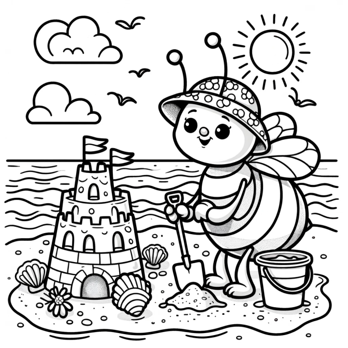 Free bee Color Book - 17 Coloring Pages - Buzz into Creativity with Our ...