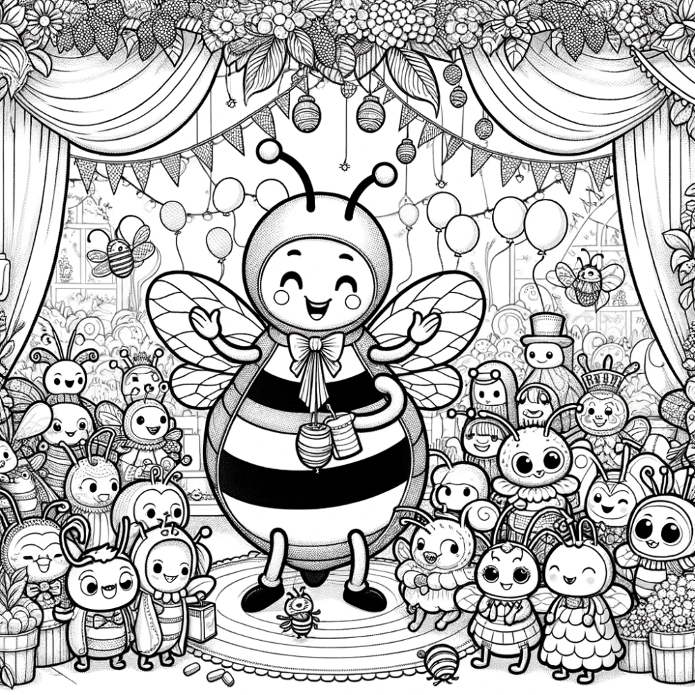 Free bee Color Book - 17 Coloring Pages - Buzz into Creativity with Our ...