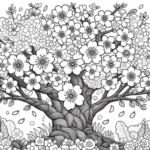Free blossom Color Book - 15 Coloring Pages - Blossom Coloring Pages ...