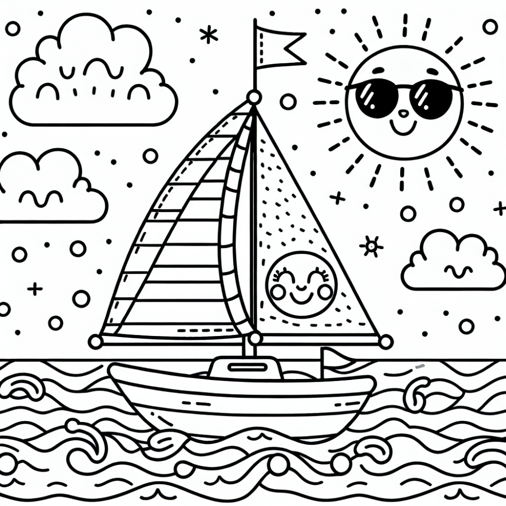 Free boat coloring page Color Book - 15 Coloring Pages - Explore Our ...