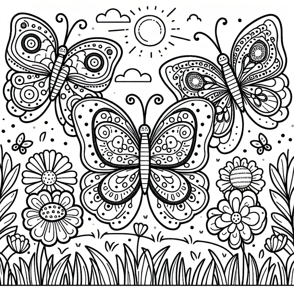 Free butterfly Color Book - 15 Coloring Pages - Explore Our Beautiful ...