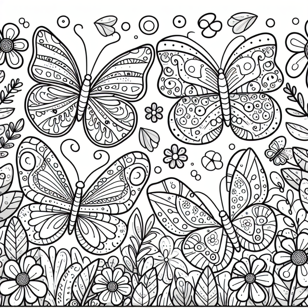 Free butterfly Color Book - 15 Coloring Pages - Explore Our Beautiful ...