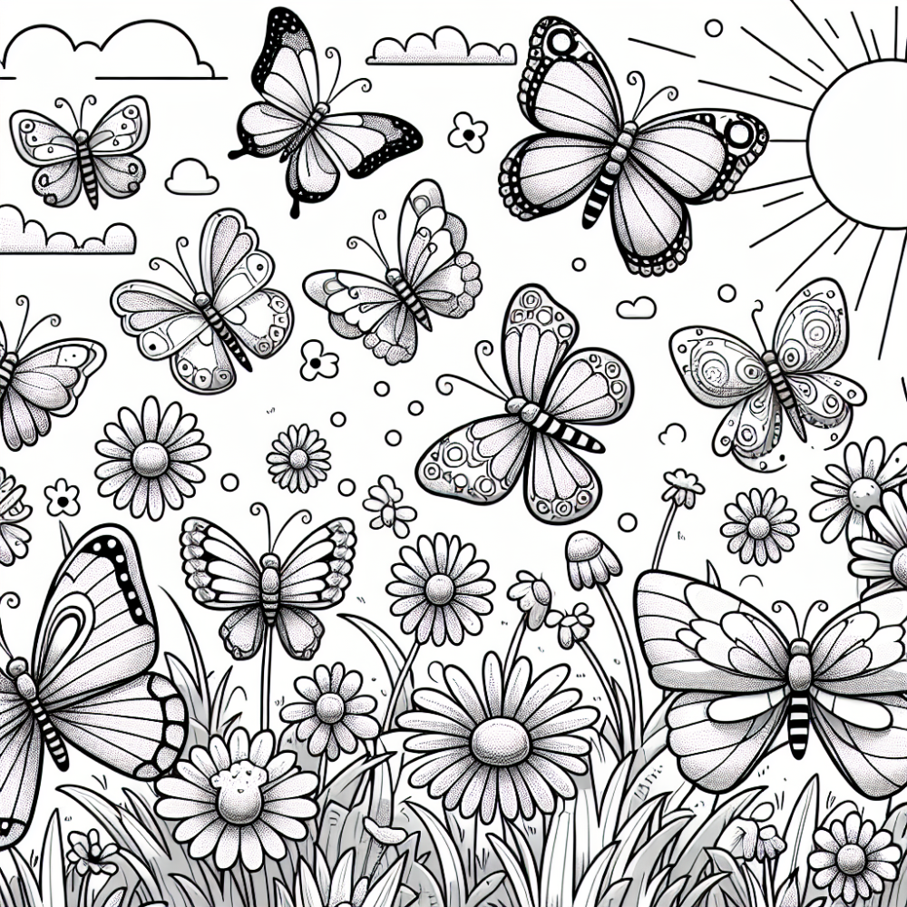 Free butterfly Color Book - 15 Coloring Pages - Explore Our Beautiful ...