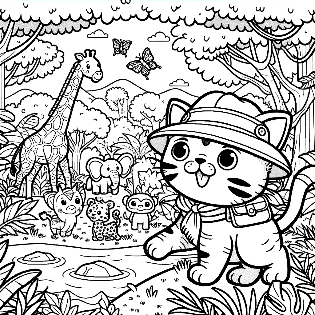 Free cat Color Book - 41 Coloring Pages - Discover Delightful Cats ...