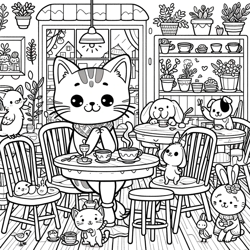 Free cat Color Book - 41 Coloring Pages - Discover Delightful Cats ...