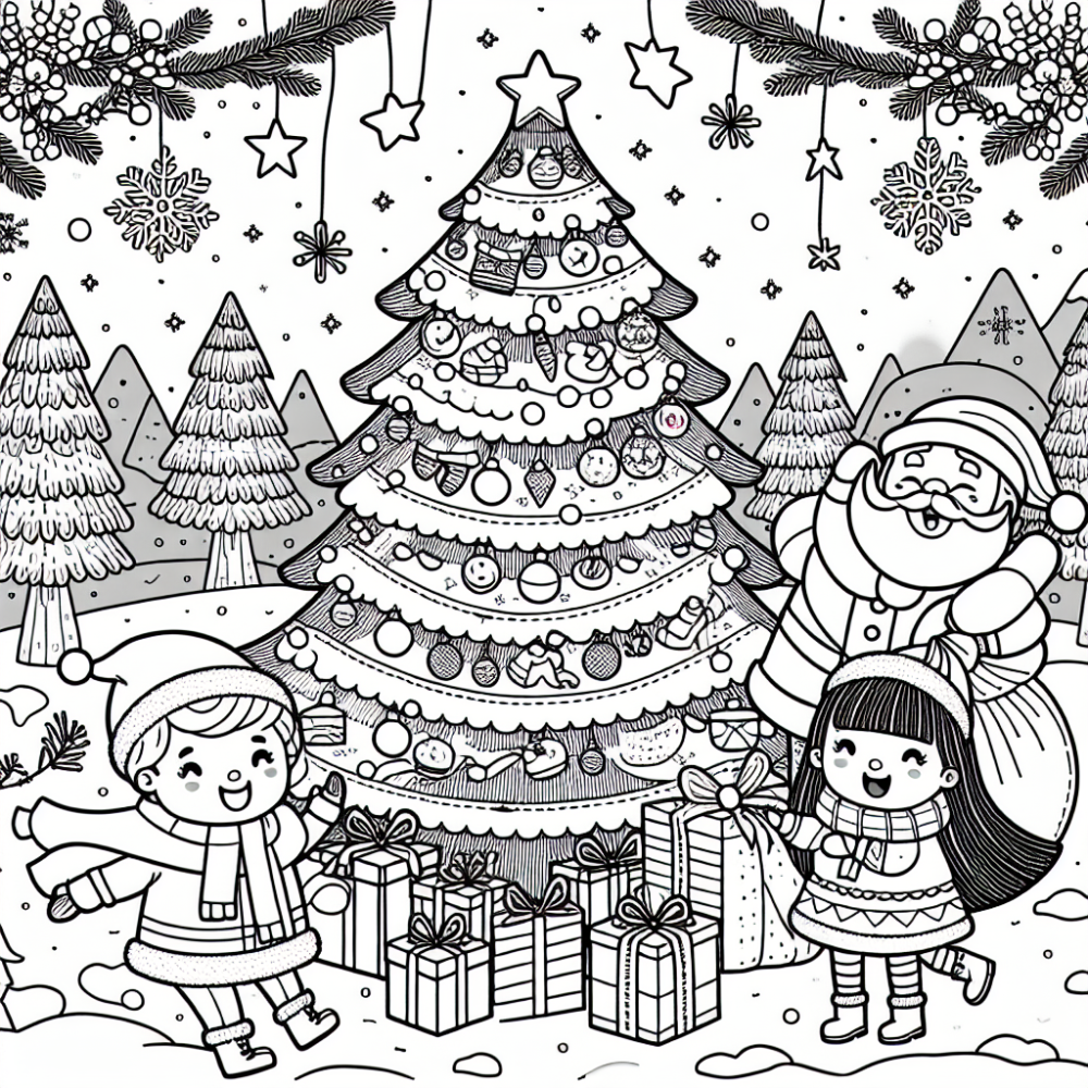 Free Christmas coloring page Color Book - 14 Coloring Pages - Festive ...