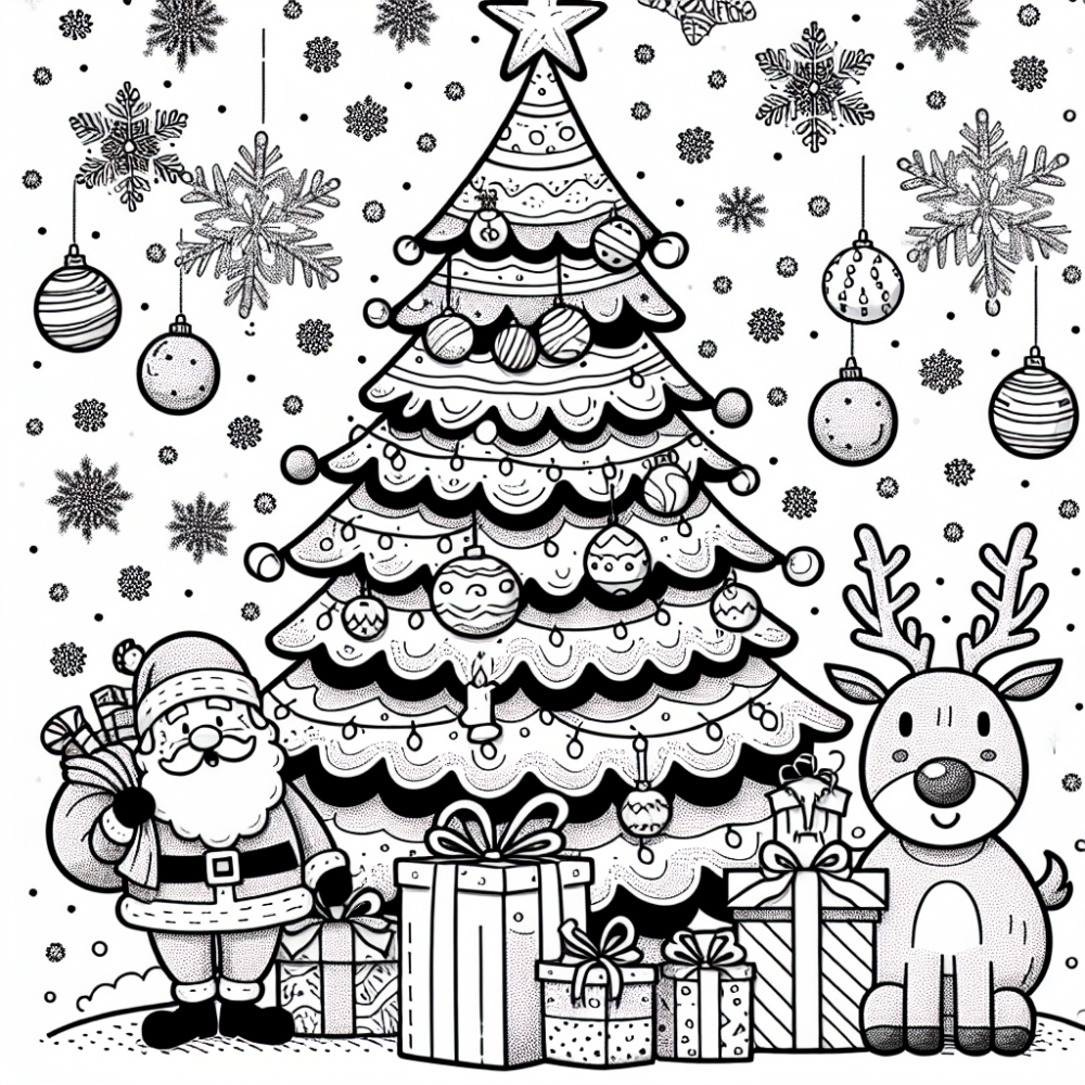 Free Christmas coloring page Color Book - 14 Coloring Pages - Festive ...