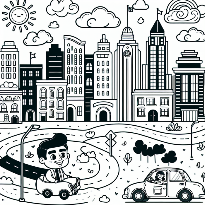 Free city coloring page Color Book - 15 Coloring Pages - Explore Our ...