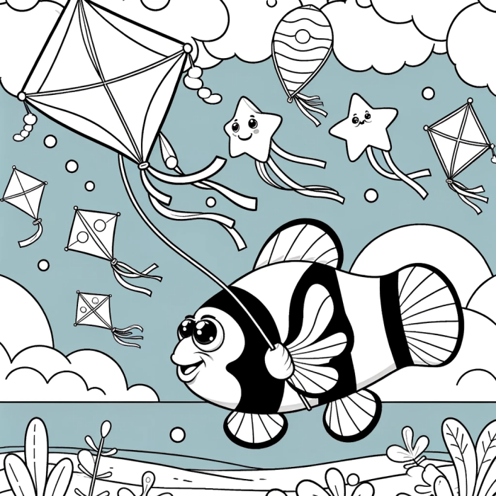 Coloring Page: Underwater Adventure Color Page for Kids Creative ...