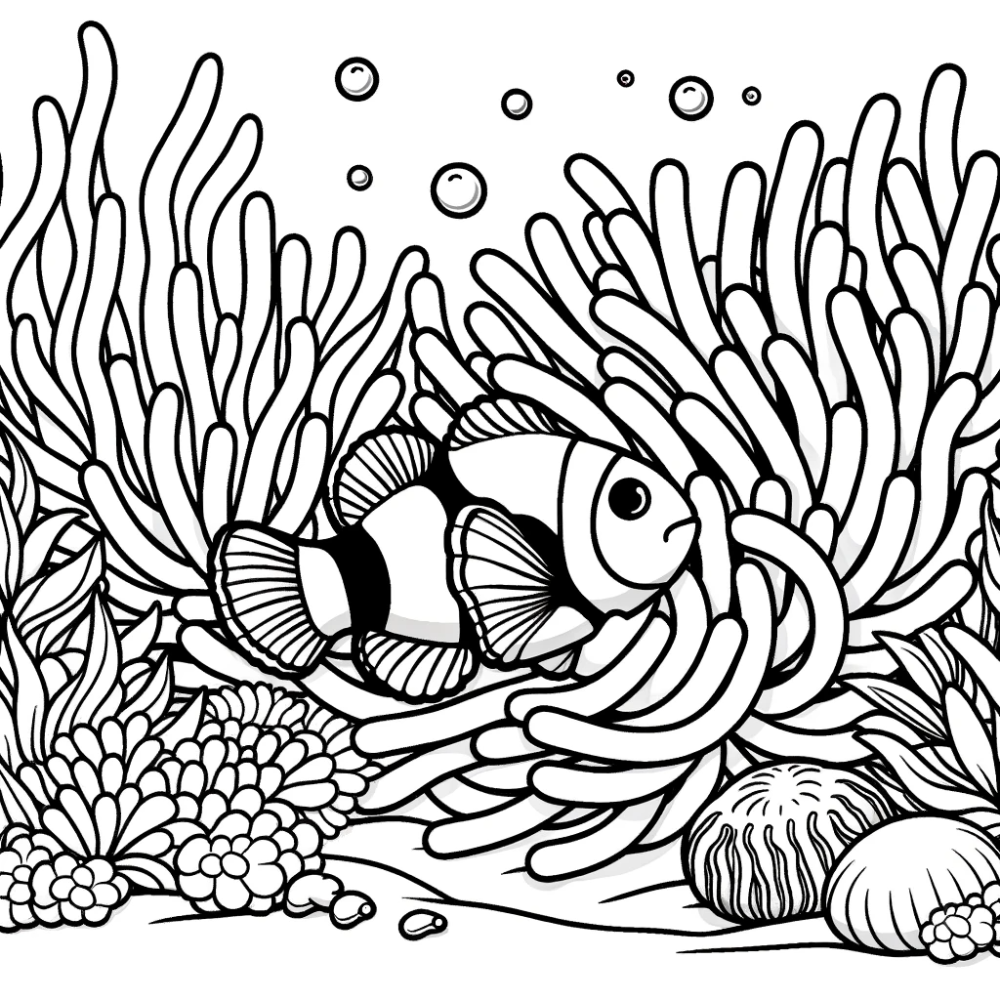 Free Clownfish Color Book - 38 Coloring Pages - Dive into the World of ...