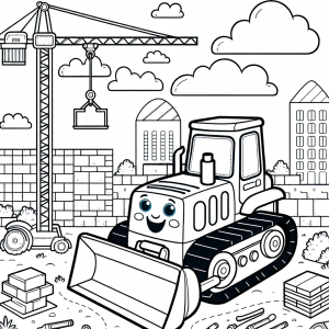Free construction site coloring page Color Book - 19 Coloring Pages ...