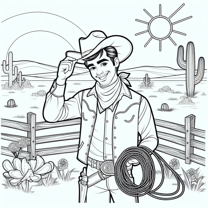 Free cowboy Color Book - 15 Coloring Pages - Explore Our Fun Cowboys ...