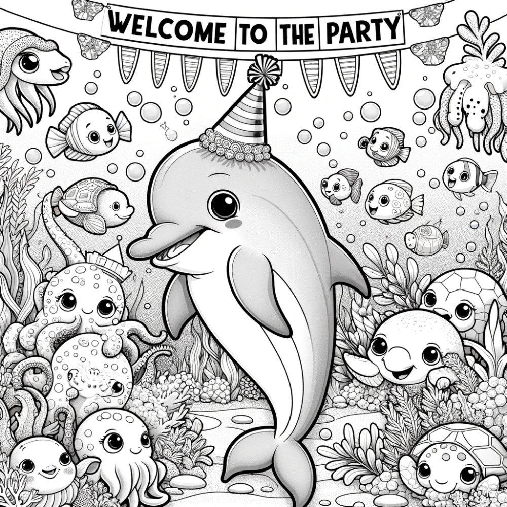 Free dolphin Color Book - 36 Coloring Pages - Dive into Creativity with ...