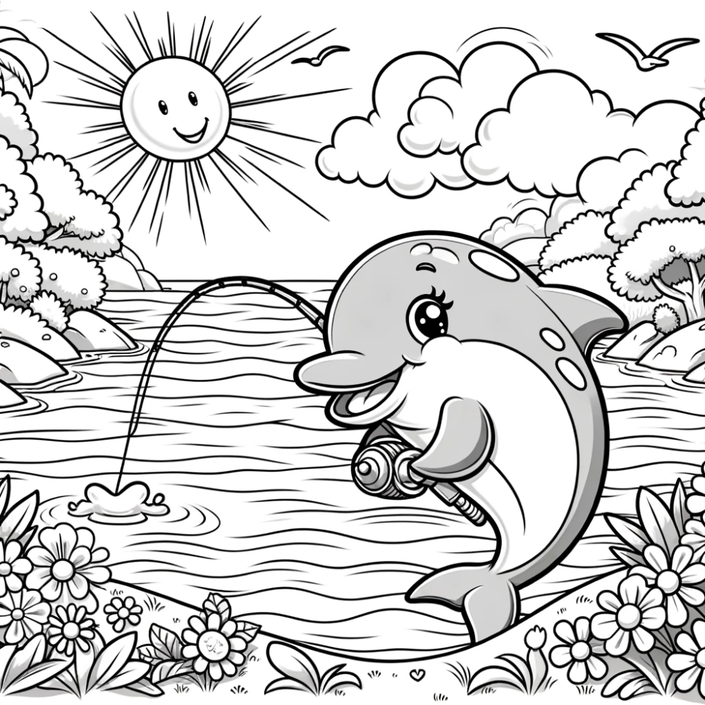 Free dolphin Color Book - 36 Coloring Pages - Dive into Creativity with ...