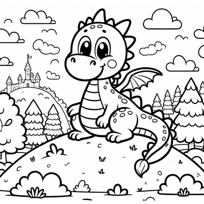 Free dragon Color Book - 15 Coloring Pages - Dragon Coloring Pages ...