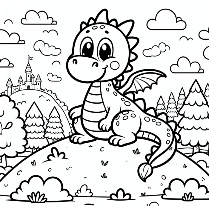 Free dragon Color Book - 15 Coloring Pages - Dragon Coloring Pages ...