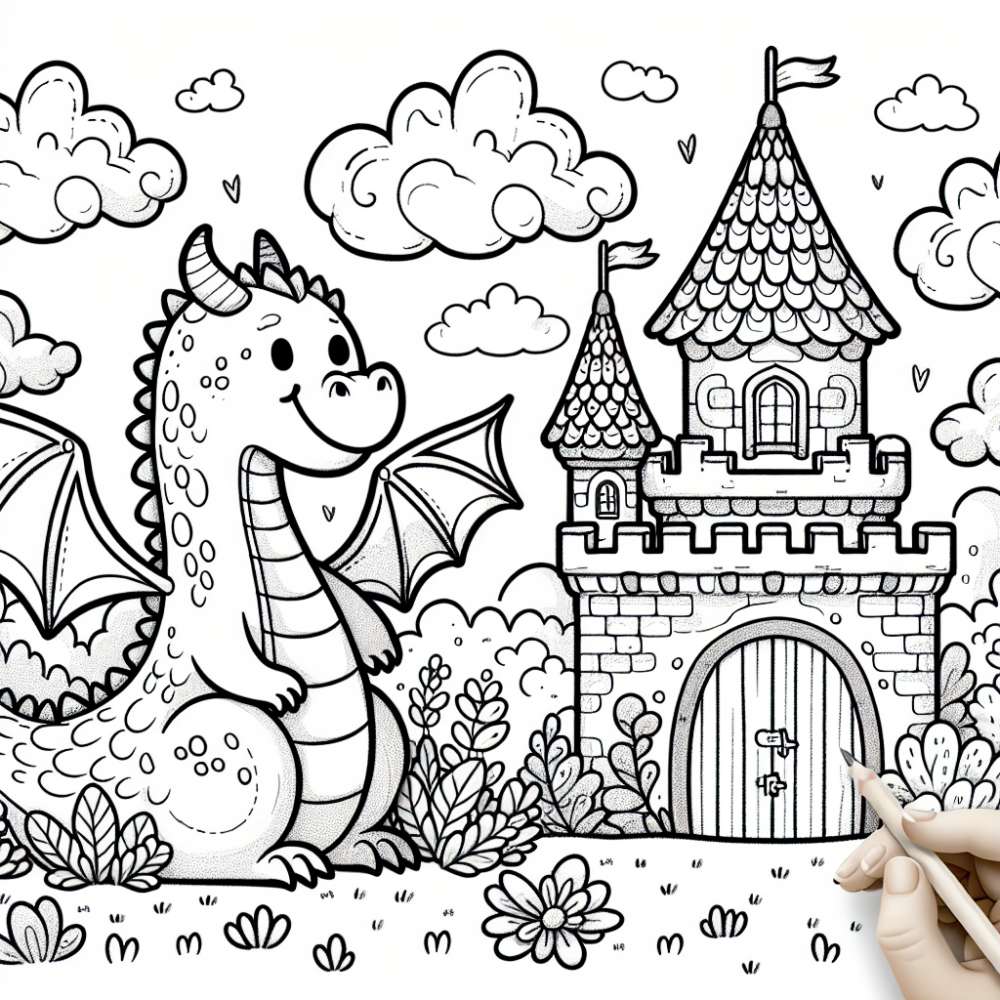 Free dragon Color Book - 15 Coloring Pages - Dragon Coloring Pages ...