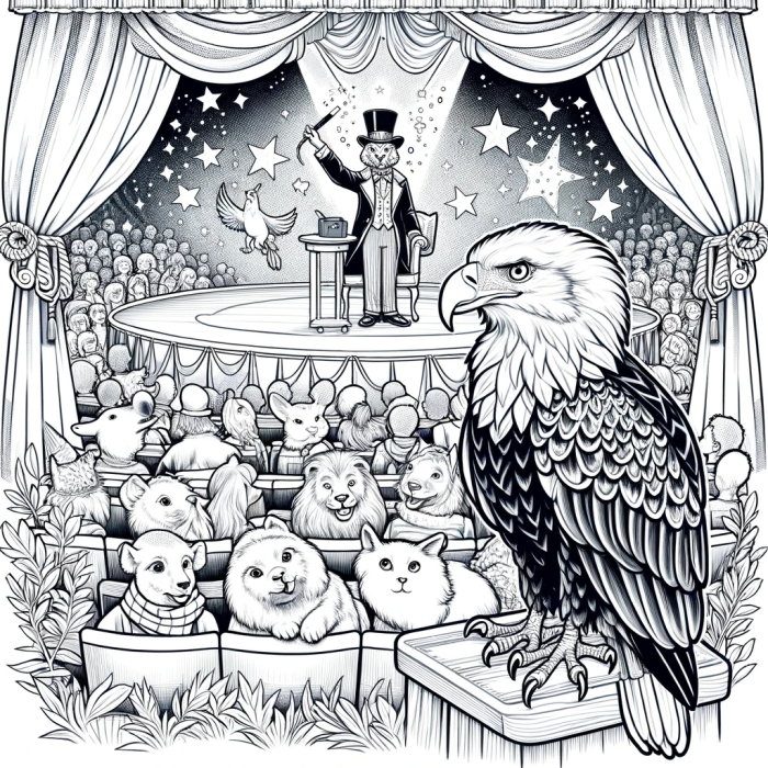 Coloring Page: Enchanting Magician Color Page for Kids - Creative Fun!