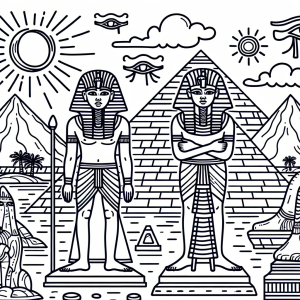 Free egypt Color Book - 15 Coloring Pages - Explore the Wonders of ...