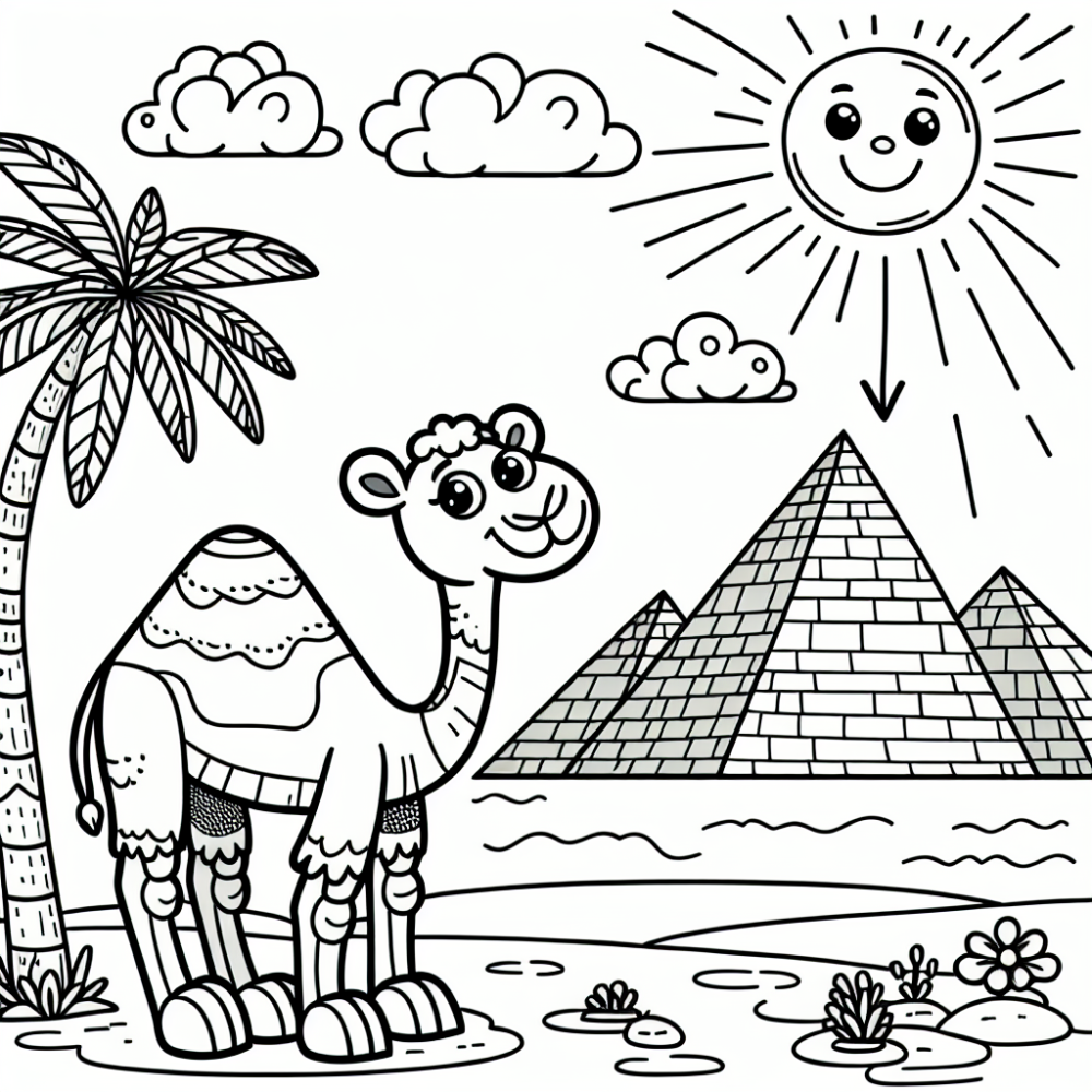 Free egypt Color Book - 15 Coloring Pages - Explore the Wonders of ...