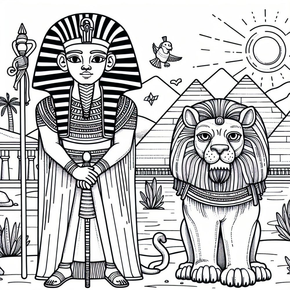 Free egypt Color Book - 15 Coloring Pages - Explore the Wonders of ...