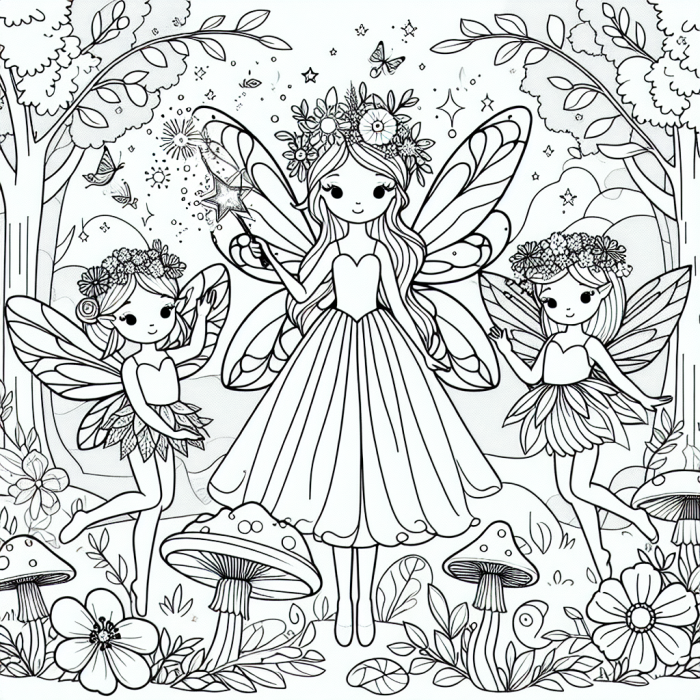 Free fairy Color Book - 15 Coloring Pages - Explore the Magical World ...