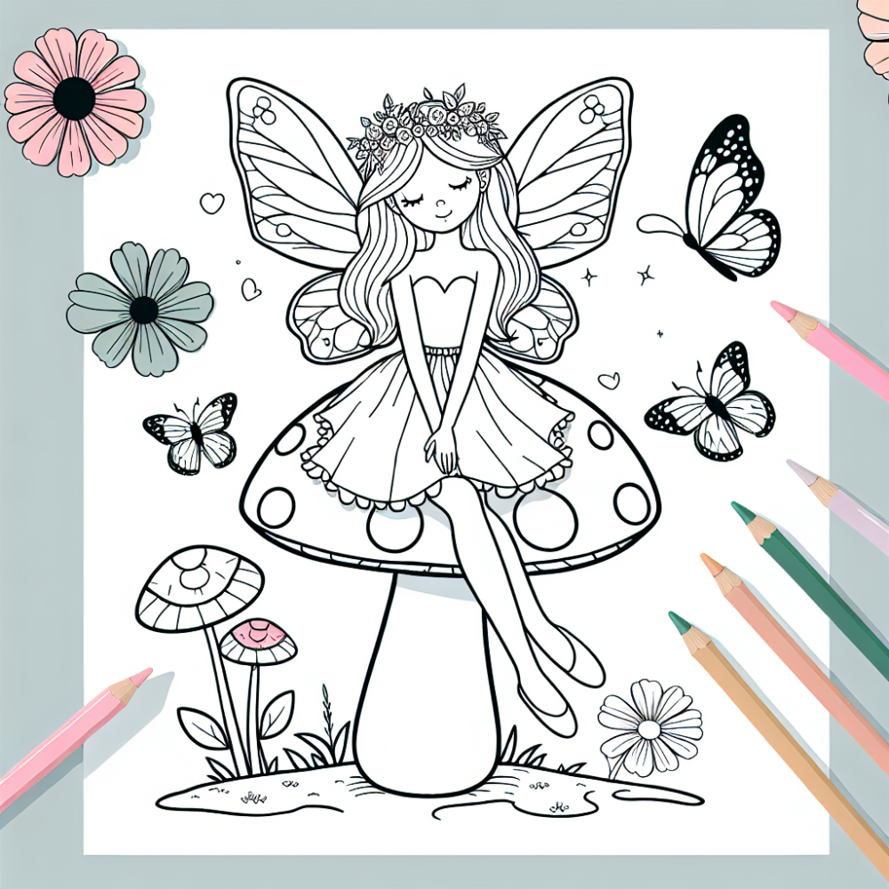 Free fairy Color Book - 15 Coloring Pages - Explore the Magical World ...