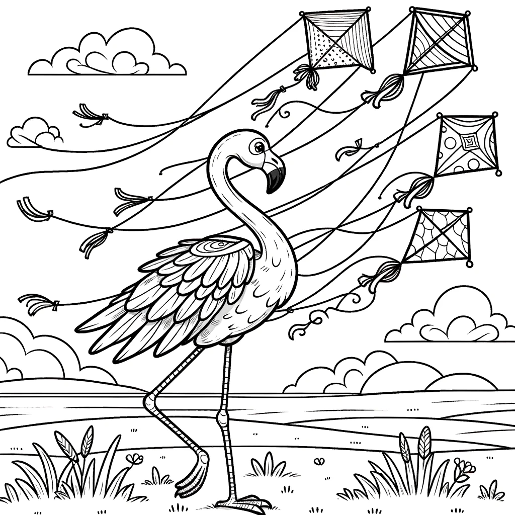 Free flamingo Color Book - 40 Coloring Pages - Flamingos Coloring Pages ...