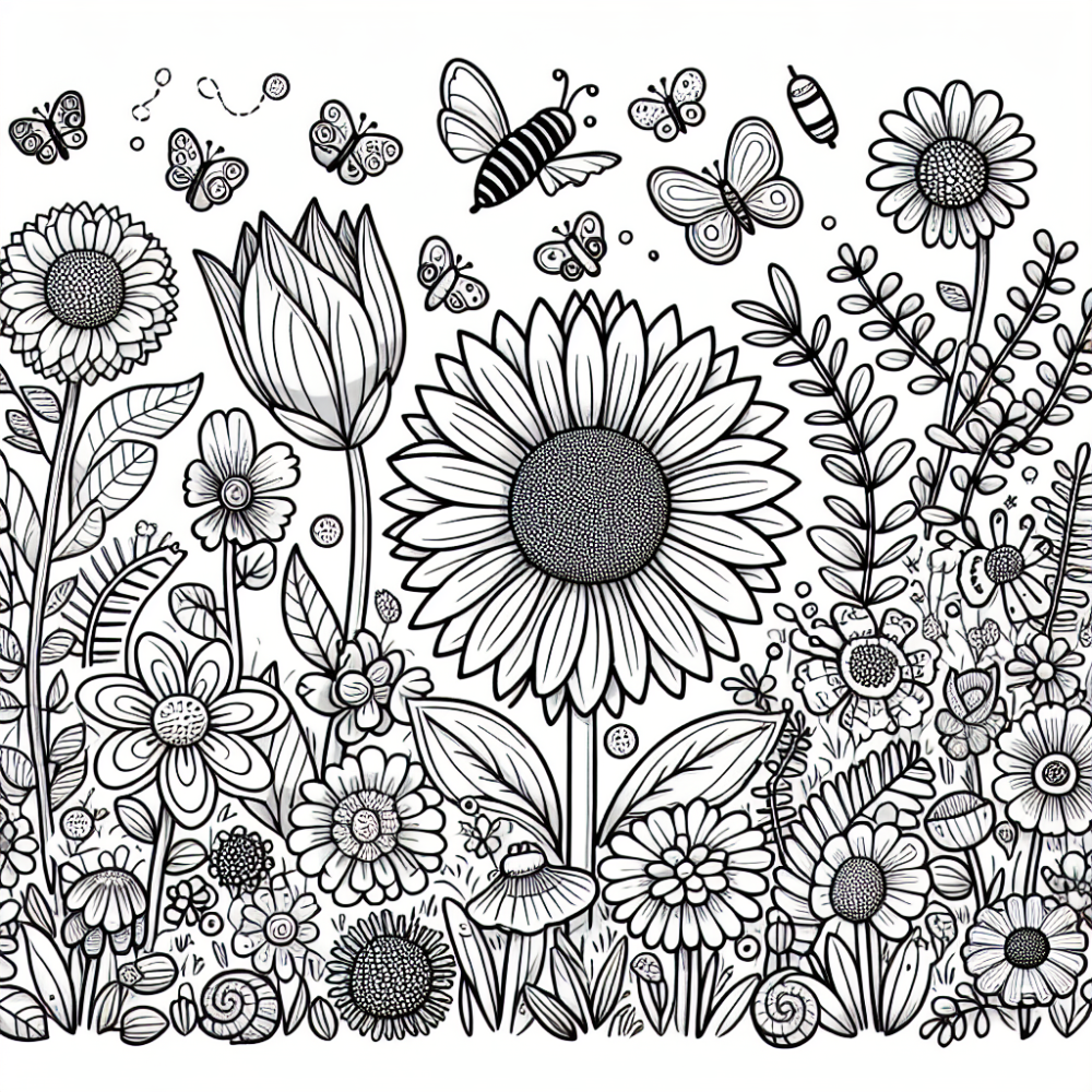 Free flower Color Book - 15 Coloring Pages - Explore Our Beautiful ...