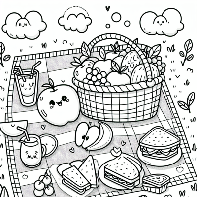 Free food and drink coloring page Color Book - 15 Coloring Pages ...