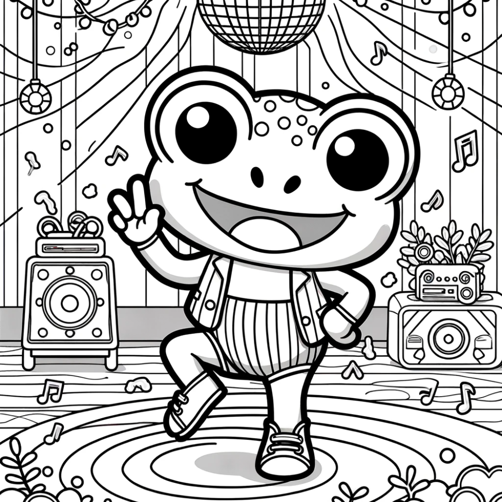 Free Frog Color Book - 40 Coloring Pages - Frog Coloring Pages ...