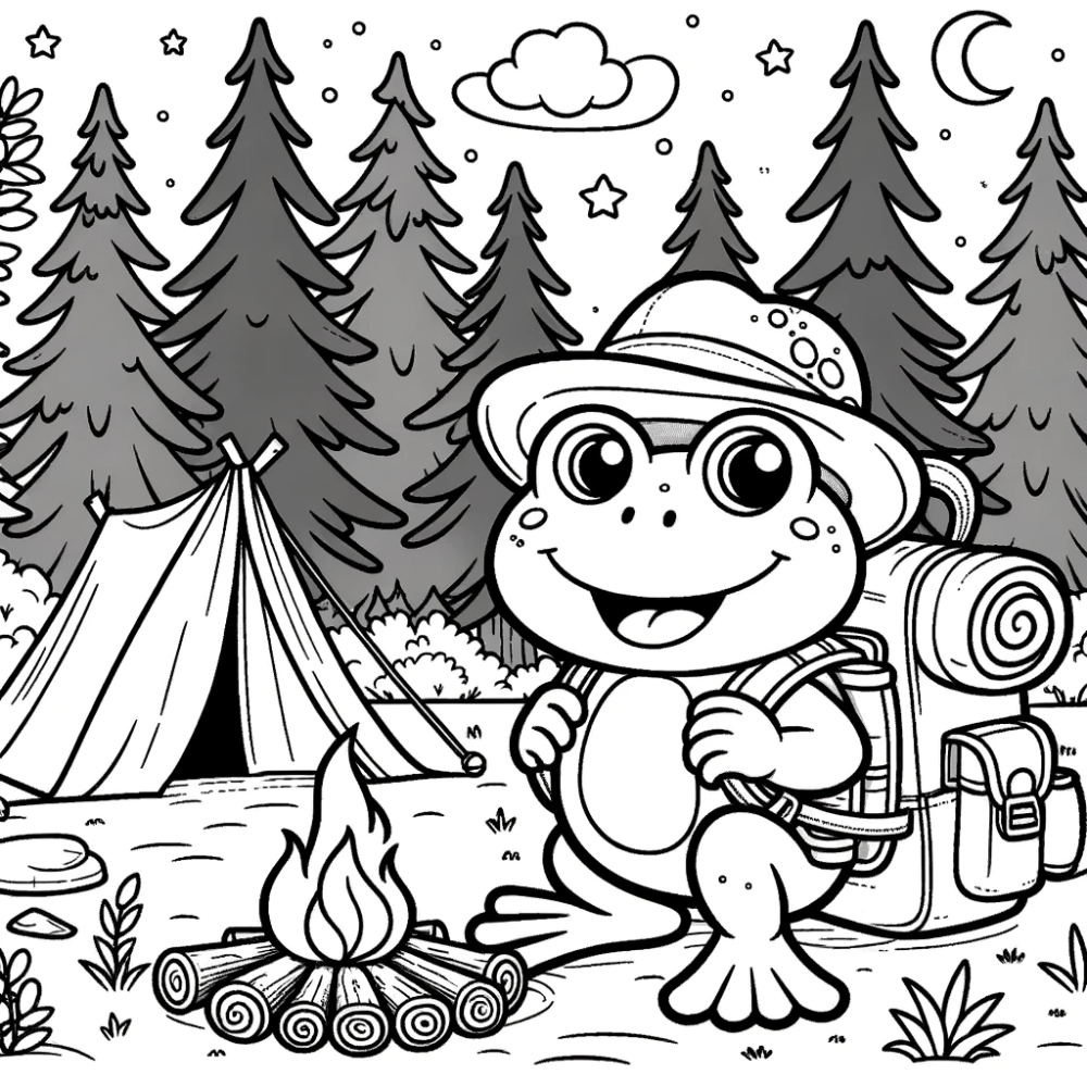 Free Frog Color Book - 40 Coloring Pages - Frog Coloring Pages ...