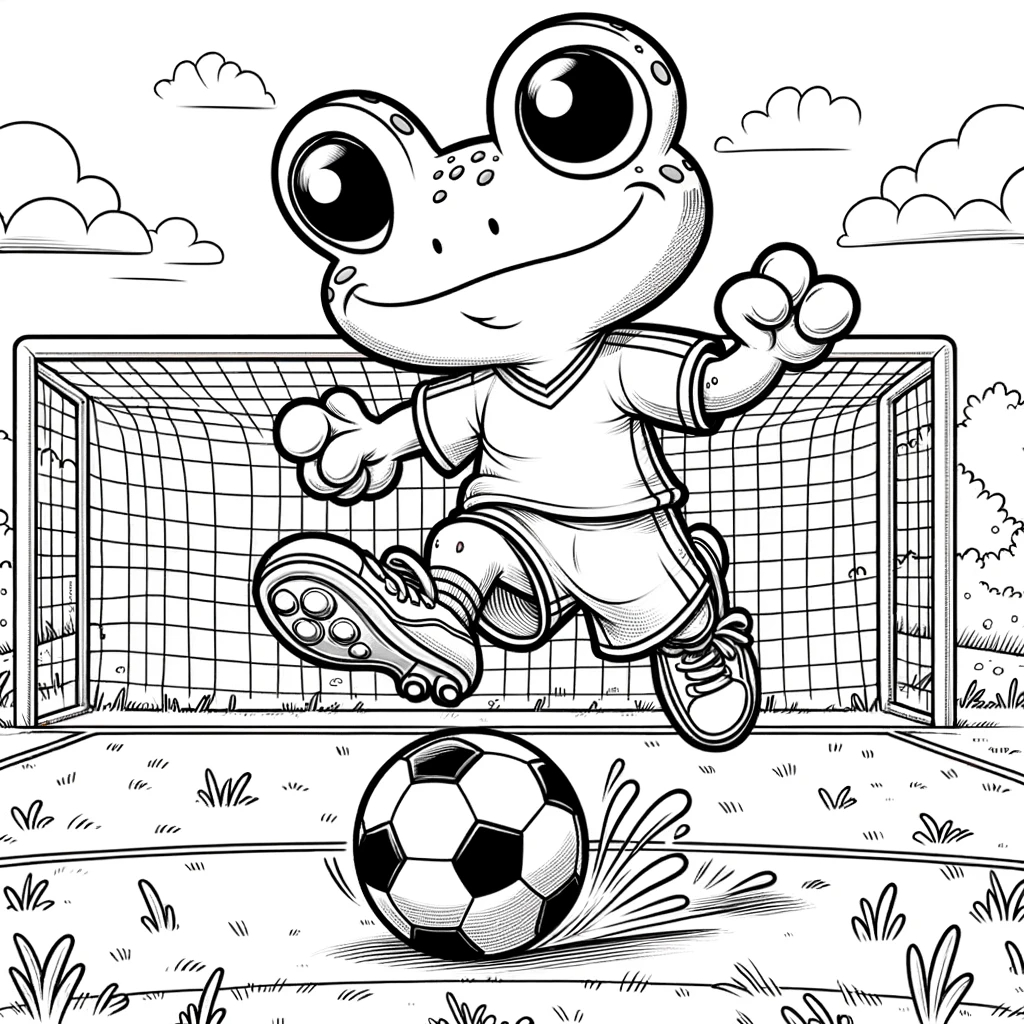 Free Coloring Pages for Soccer Lovers