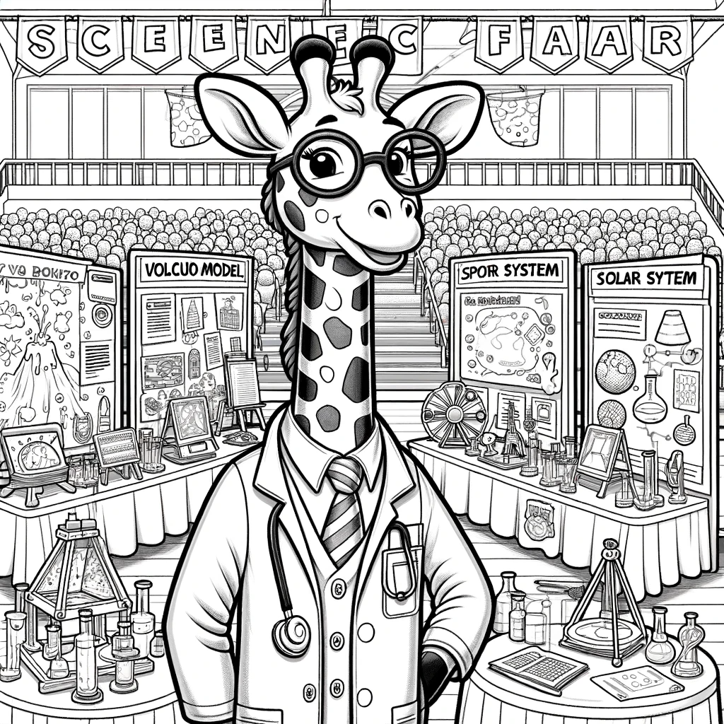 Coloring Page: Engaging Science Lab Color Page for Kids - A Creative ...