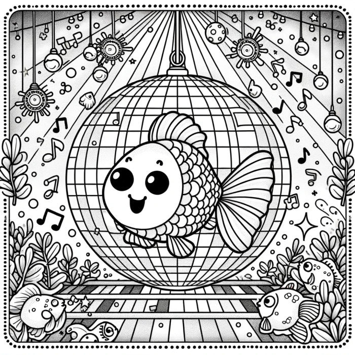 Coloring Page: Underwater Adventure Color Page for Kids