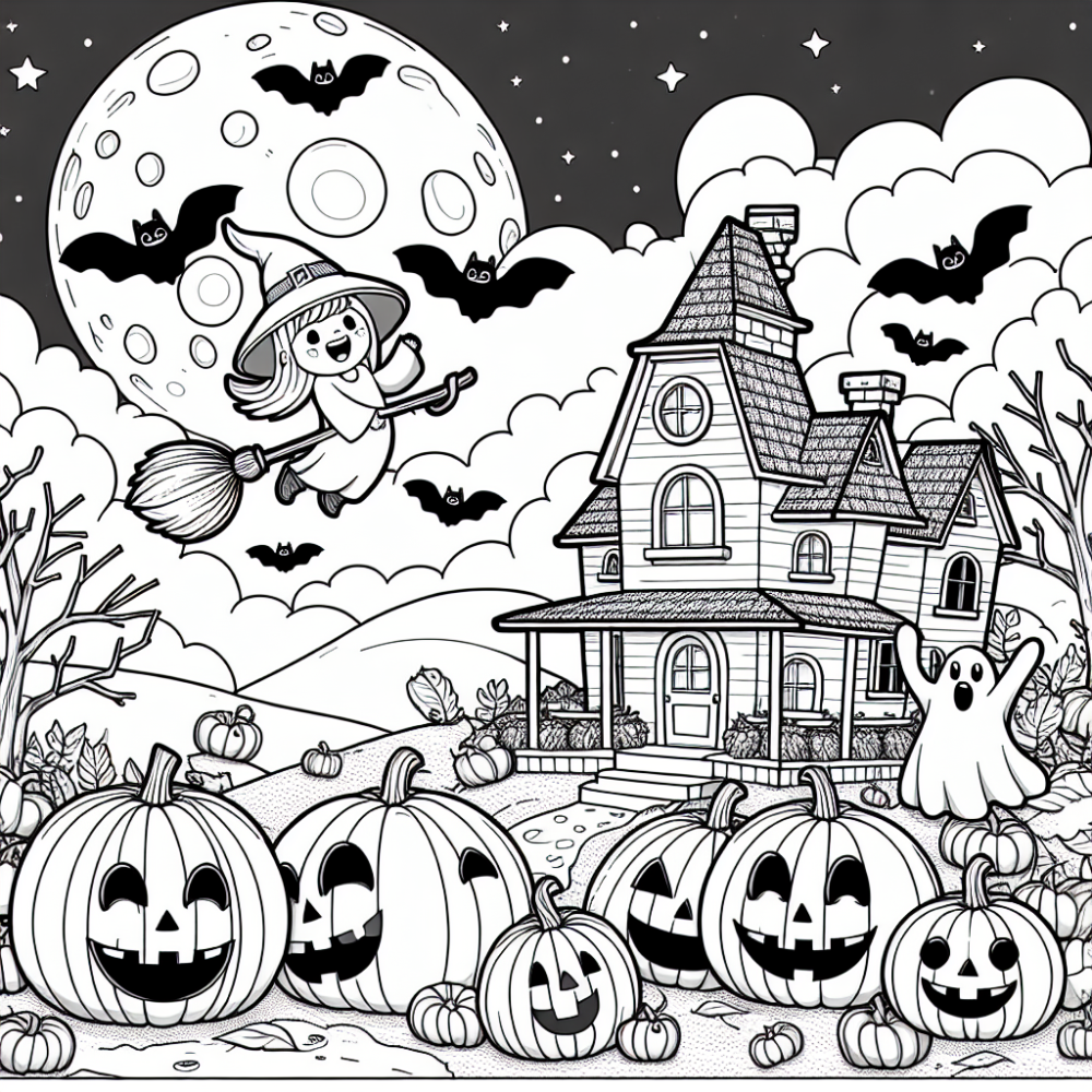 Free halloween coloring page Color Book - 15 Coloring Pages - Engaging ...