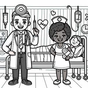 Free health and medicine coloring page Color Book - 15 Coloring Pages ...