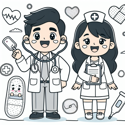 Free health and medicine coloring page Color Book - 15 Coloring Pages ...