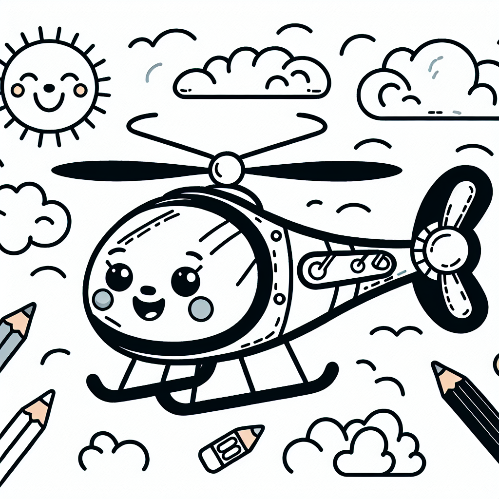Free helicopter Color Book - 15 Coloring Pages - Helicopter Coloring ...