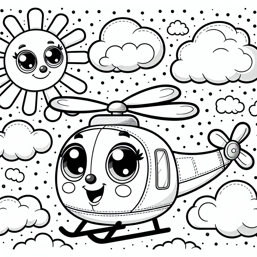 Free helicopter Color Book - 15 Coloring Pages - Helicopter Coloring ...