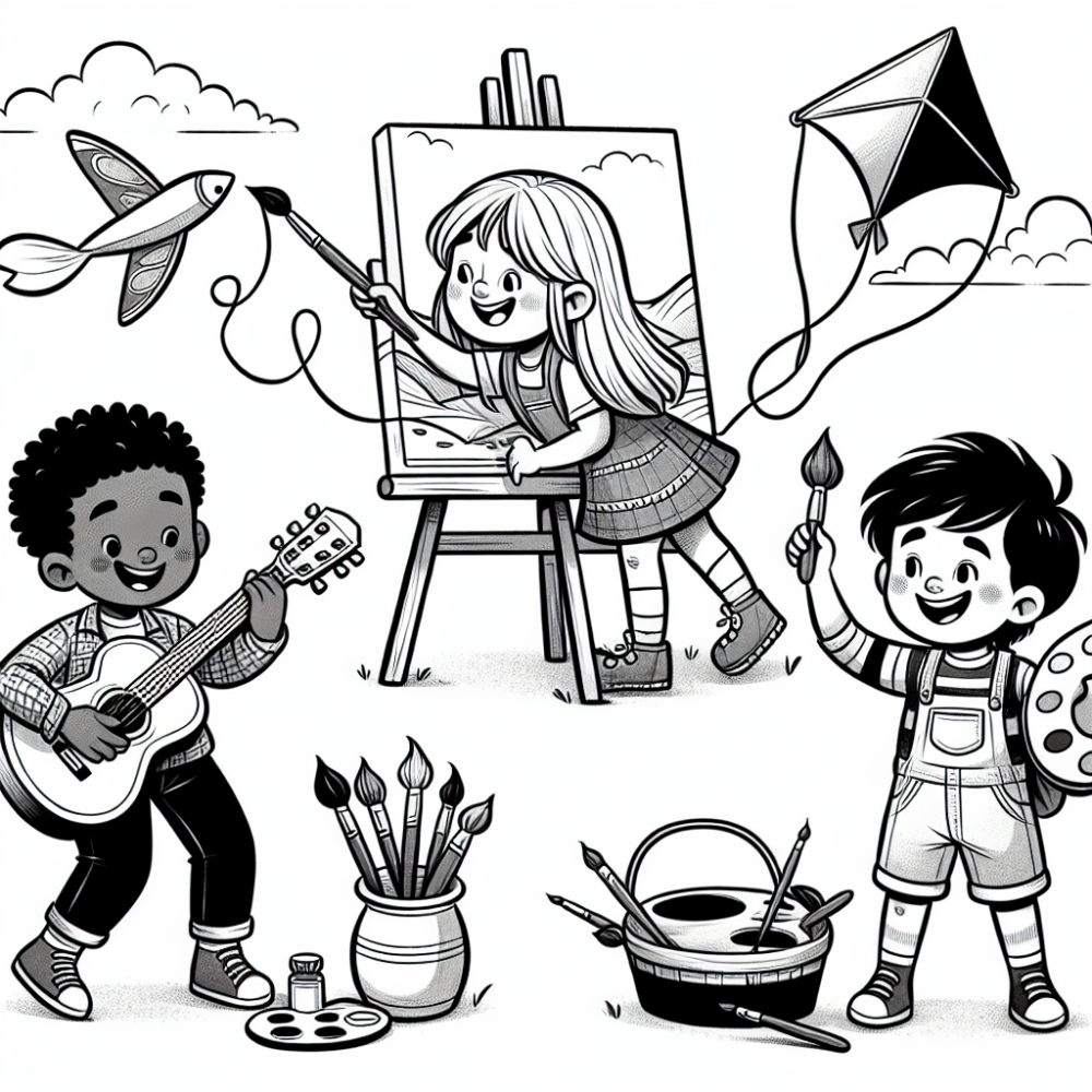 Free hobby coloring page Color Book - 15 Coloring Pages - Explore Our ...