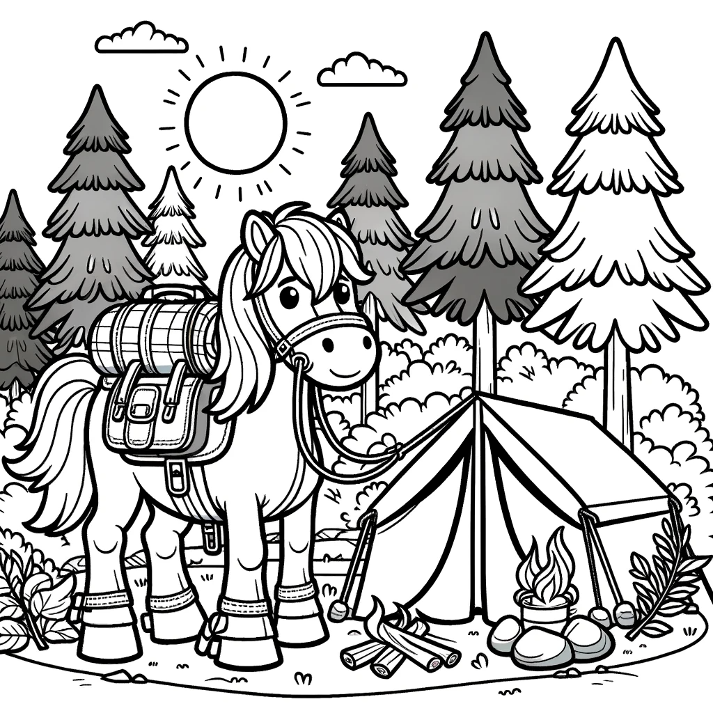 Free Horse Color Book - 40 Coloring Pages - Gallop into Fun: Diverse ...