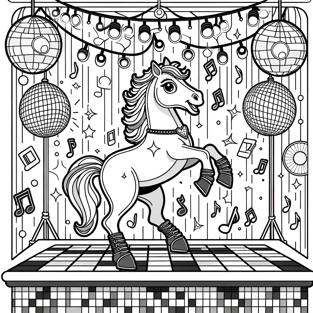 Free Horse Color Book - 40 Coloring Pages - Gallop into Fun: Diverse ...
