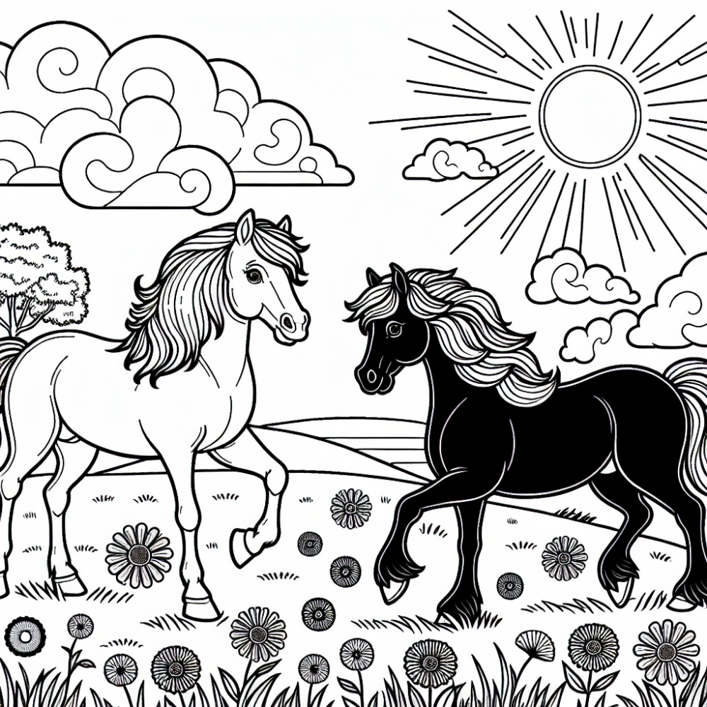 Free horse Color Book - 15 Coloring Pages - Explore Our Collection of ...