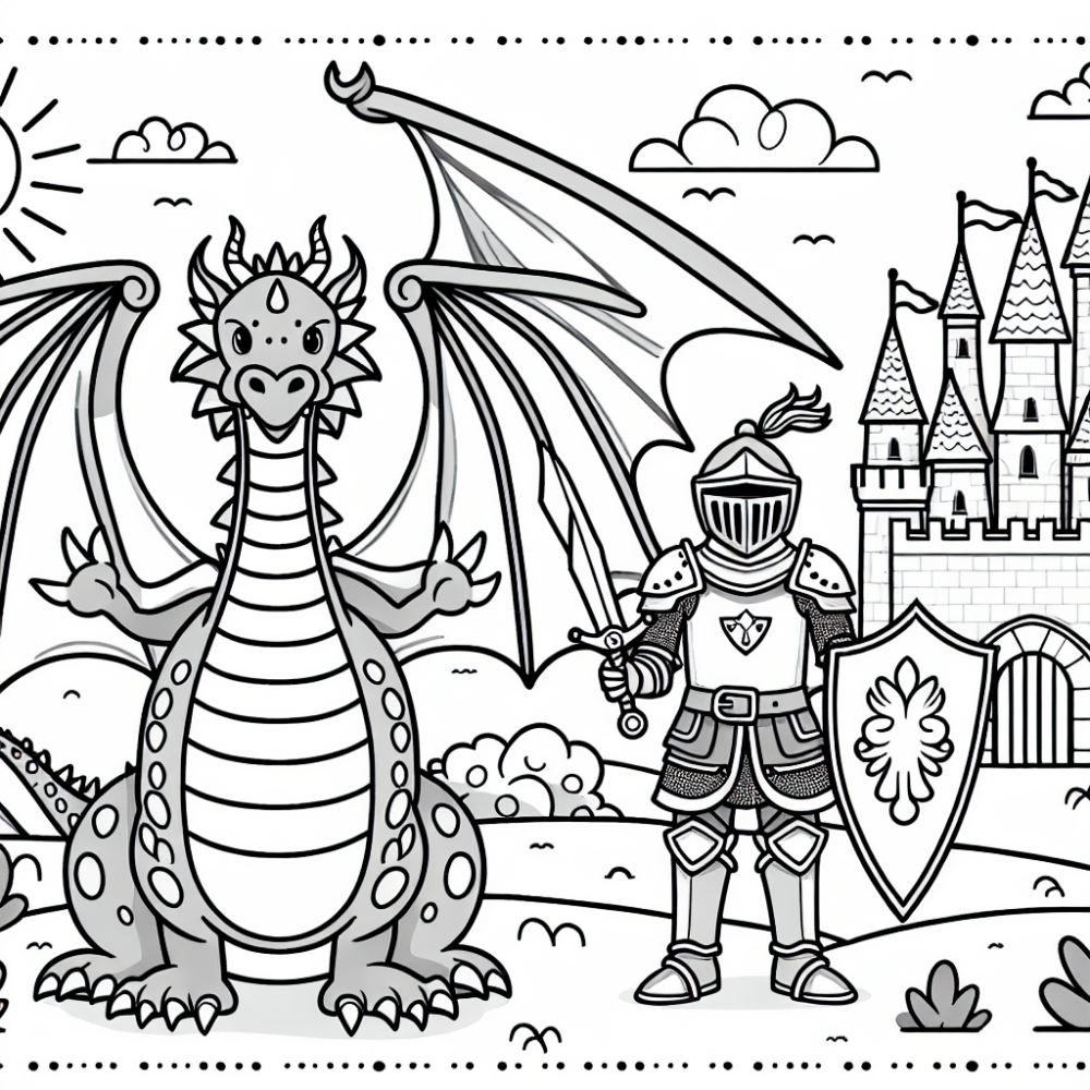 Free knight Color Book - 15 Coloring Pages - Fun and Educational ...